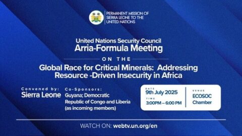 UN Security Council Arria Formula Meeting on “The Global Race for ...